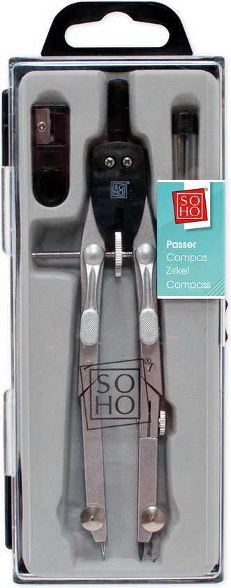 SOHO passer – Snel verstelbaar – Verstelbare benen – Inclusief slijper ...