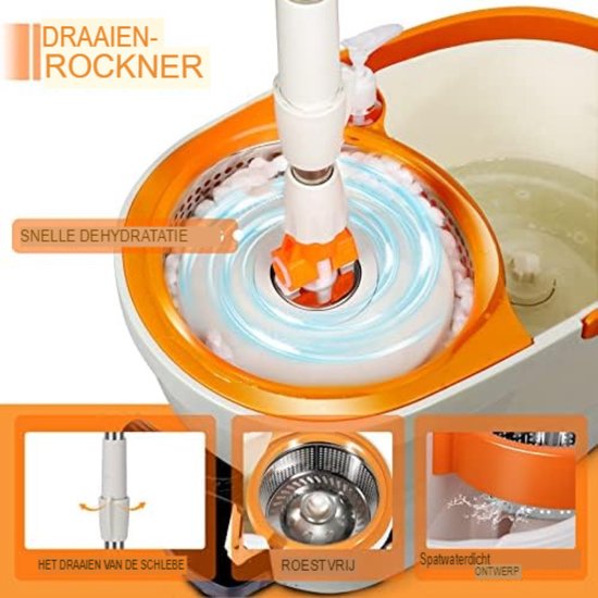 Dweilsysteem Met Wringer - Dweilmachine Huishoud | bol