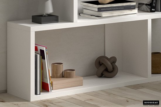 Room divider 'Vida' Wit, en spaanderplaat | bol