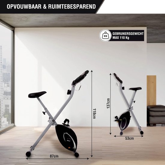 Hometrainer - F-Bike, fietstrainer, thuistrainer, opvouwbare ...
