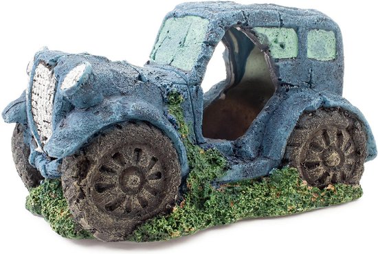 Happet - Aquarium Car Wreck Decoration Happet R041 14 Cm - S-r041sh - 1st | bol