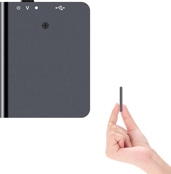 Mini Spy Recorder - Afluisterapparatuur met Microfoon - Voice Recorder ...