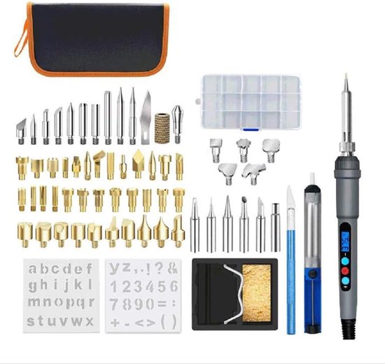 Houtbrander - Pyrografie - Houtbrander set - Met opbergtas ...