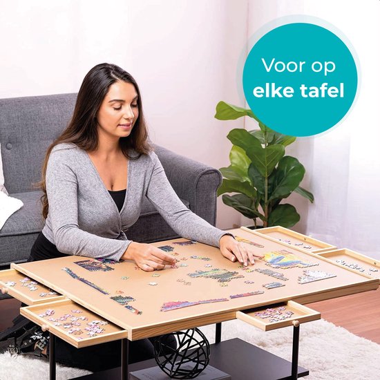 LBB Draaibaar Puzzelbord met Opbergsysteem - 6 lades - 1500 stukjes ...