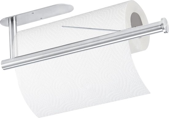 Keukenrolhouder zonder boren, papierrolhouder met rem voor ...