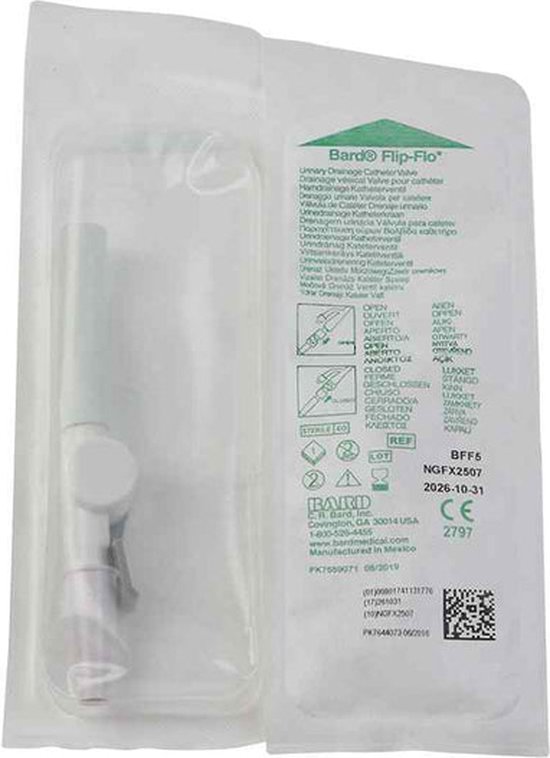 Bard Flip-Flo Katheter Ventiel (BFF5)- 500 x 5 stuks voordeelverpakking ...