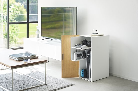 Yamazaki Game Console Kast - Tower - Wit | bol