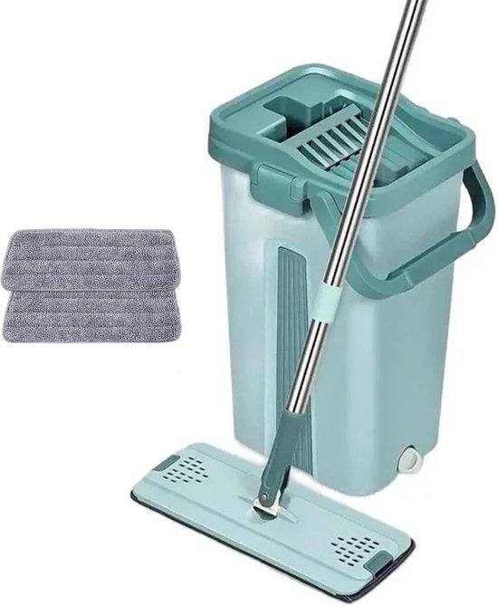 Dweil - Dwijl en Emmer Set- Mop - Dweilsysteem - Dweilset ...