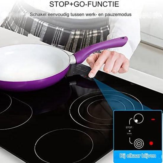 Gratyfied - Elektrische Kookplaat 4 Pits - Elektrische Kookplaat ...