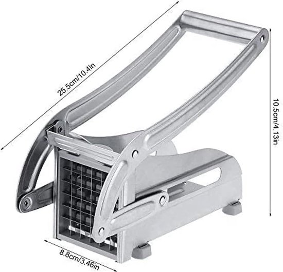 Stainless Steel French Fry Cutter - Commercial Grade Vegetable and ...