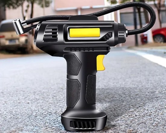 Mini Compressor / 12V Bandenpomp - Mini Autobanden Pomp luchtcompressor ...