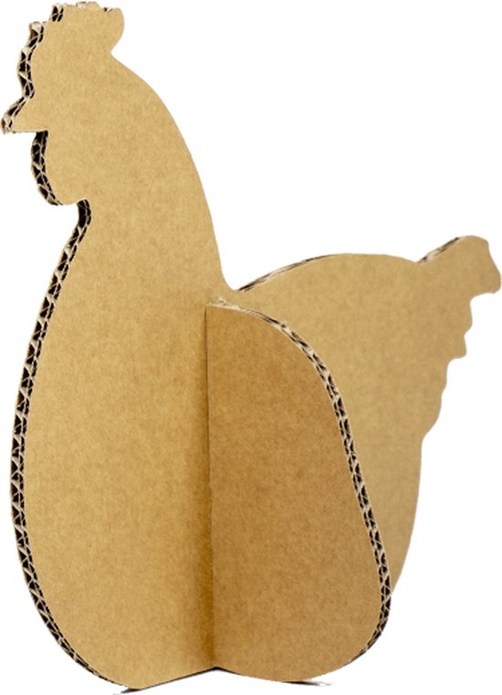 Kartonnen Kip - Kartonnen 3D dier - 50x25x40 cm - Dieren figuur van ...