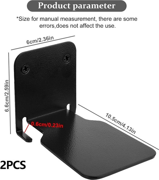 Onzichtbare boekenkast, zwevende boekenkast, metaal, verborgen geboord ...