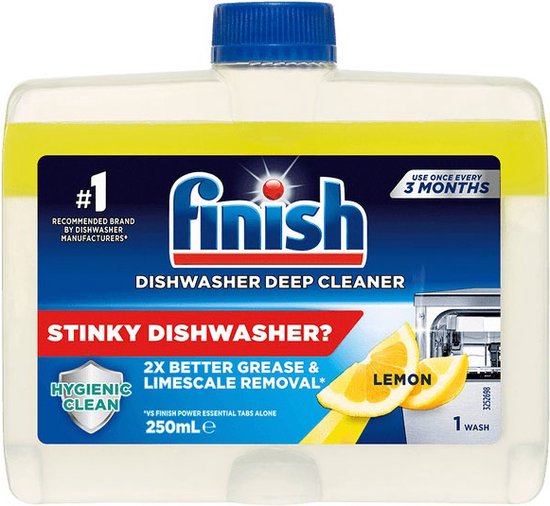 Finish - Vaatwas - Vaatwasreiniger - Lemon Sparkle - 250ml | bol