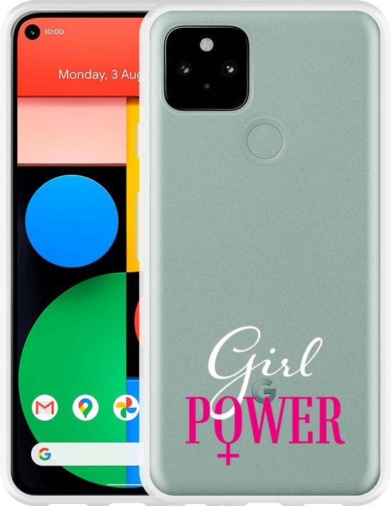 Google Pixel 5 Hoesje Girl Power - Designed by Cazy | bol