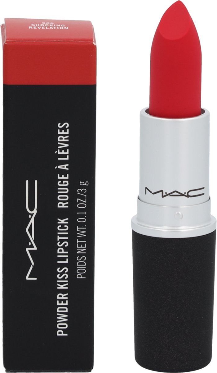 Mac - Powder Kiss Lipstick - Shocking Revelation | bol.com