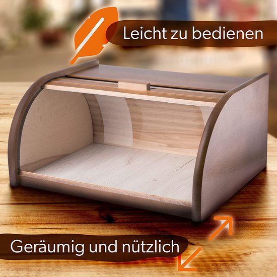 Brood Opslag Container met Deksel - brooddoos , Broodbak | bol