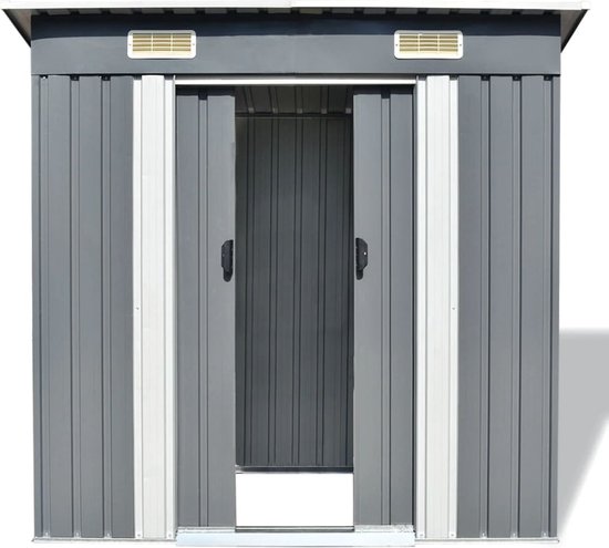 Maison Exclusive - Tuinschuur metaal grijs | bol.com