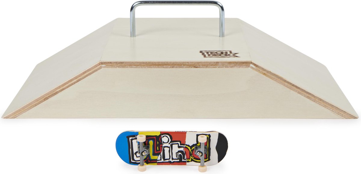 Tech Deck Performance Series - Shred Pyramid-set met metalen rail en ...