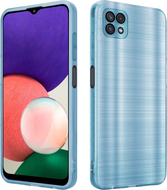 Cadorabo Hoesje voor Samsung Galaxy A22 5G in Brushed Turqoise ...