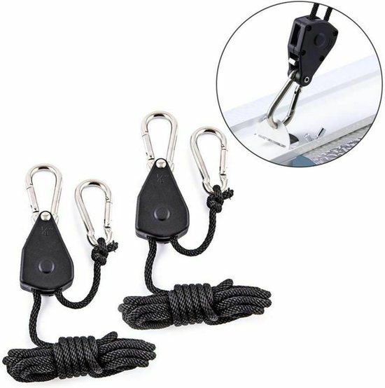 Katrol Hofftech - Hanger - Ratchet - Lifter - 2 stuks | bol