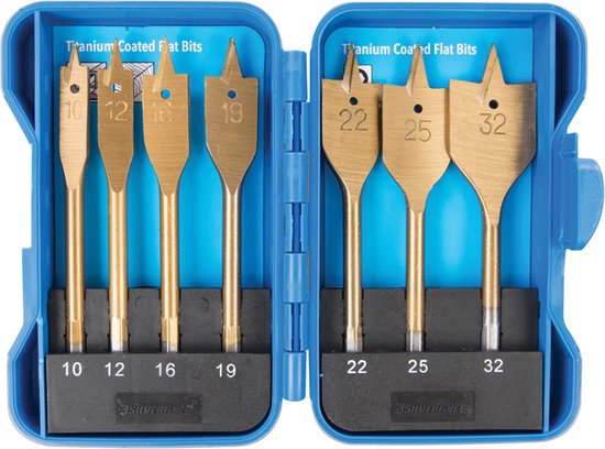 Silverline Speedboren - Titanium Coating - 7-delig - Ø 10-32 mm ...