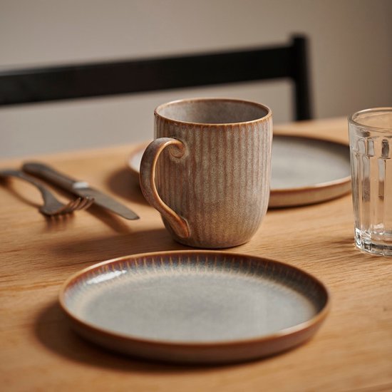 Dutch Rose Sapphire Sapphire Mok - Theemok - Koffiemok - Grijs - 26 cl ...