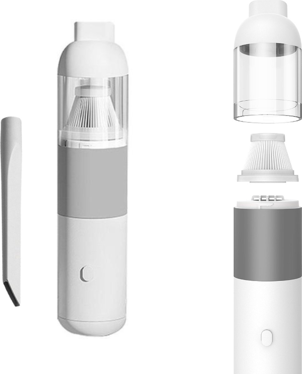 CLEAN mini stofzuiger draadloos – kleine auto kruimeldief snoerloos ...