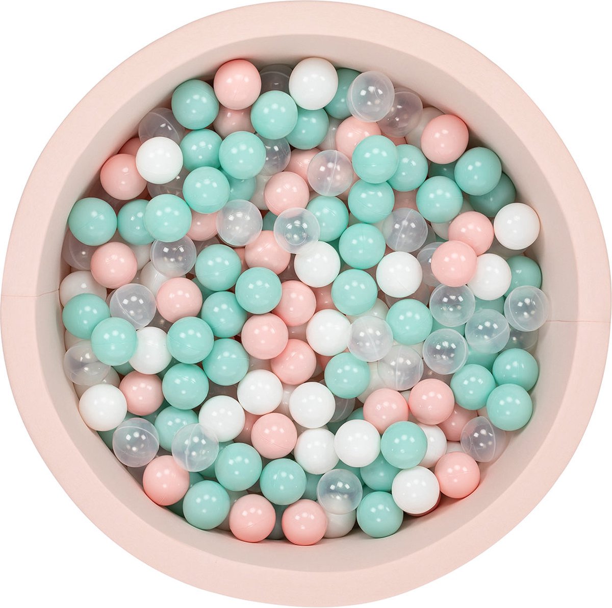 Ballenbak babys - Roze - 200 ballen in de kleuren Wit, Roze ...