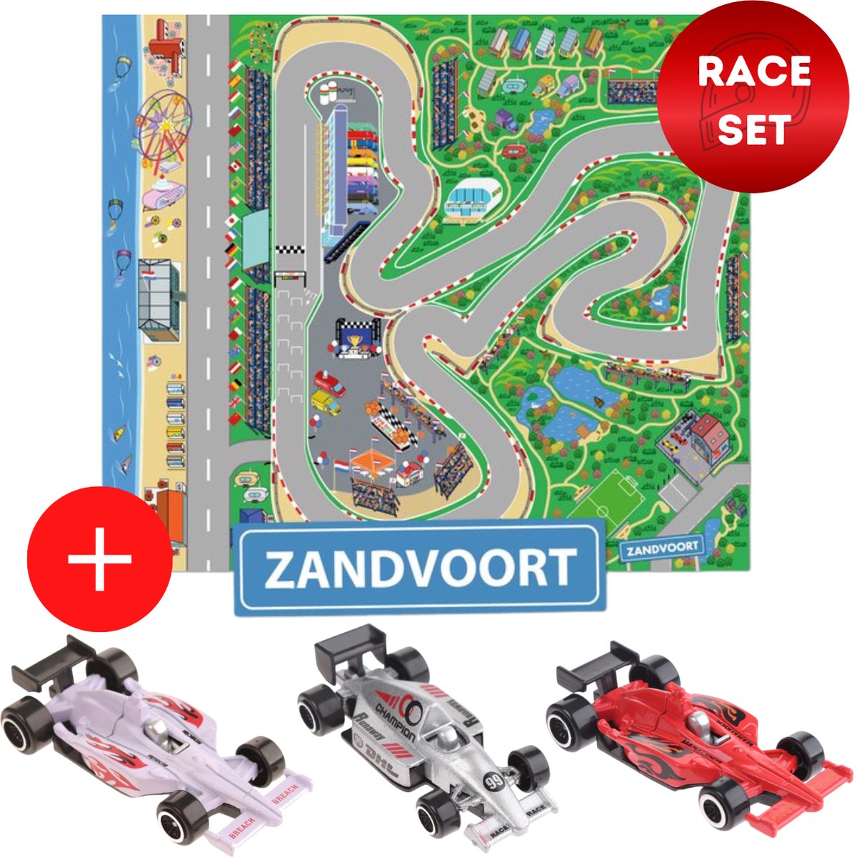 Carperoo circuit van Zandvoort met 3 race autootjes - Autokleed ...