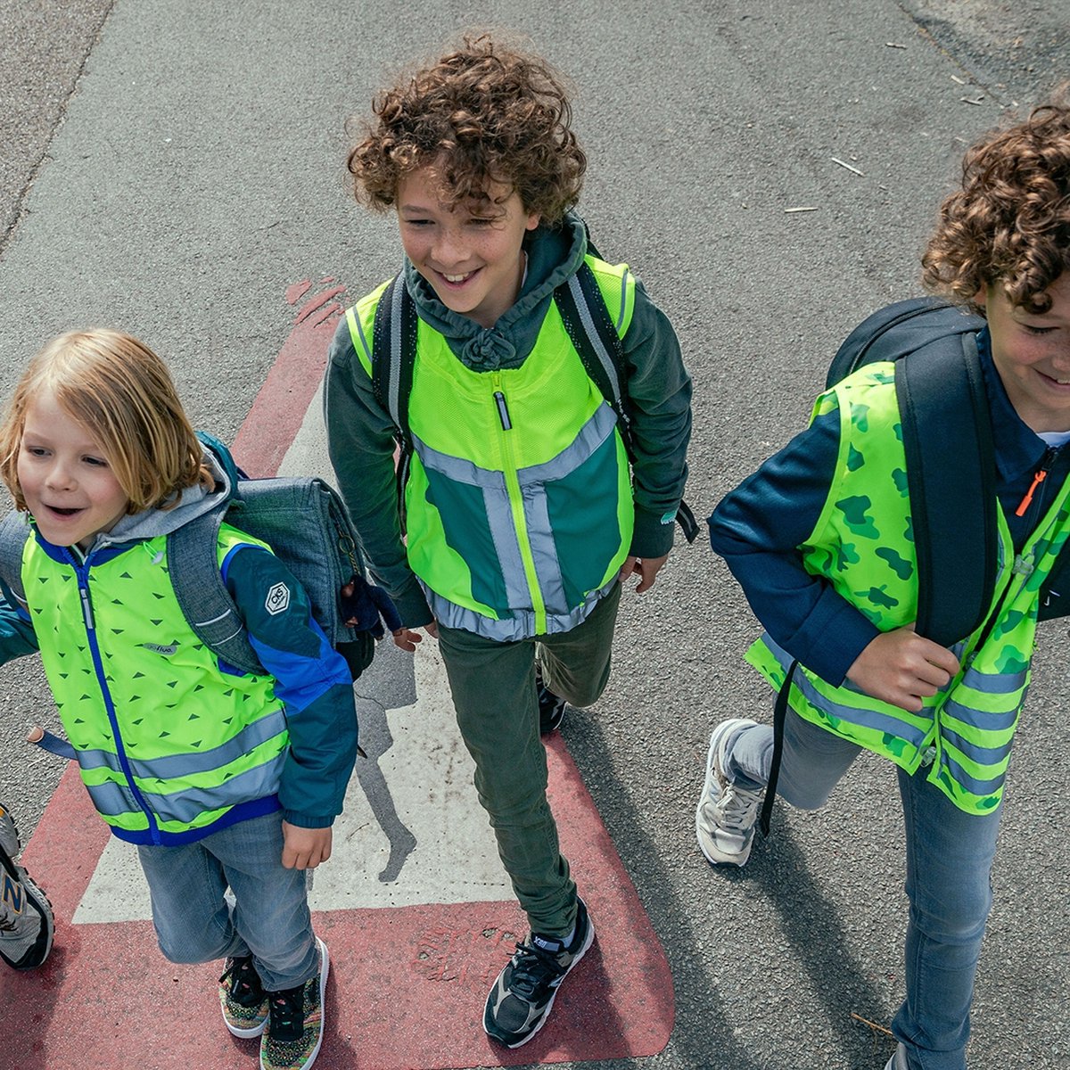 Gofluo - Fluohesje Kind Rocco - Reflecterend - Mesh - Veiligheidsvest ...