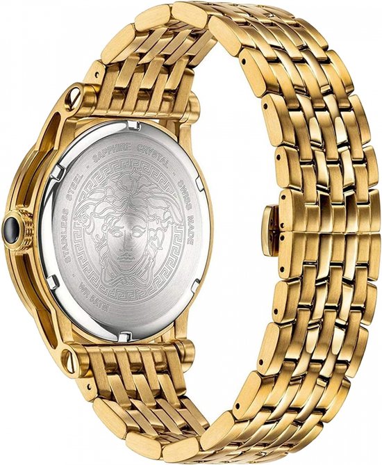Versace VERD00819 horloge mannen - Roestvrij Staal - goud | bol.com
