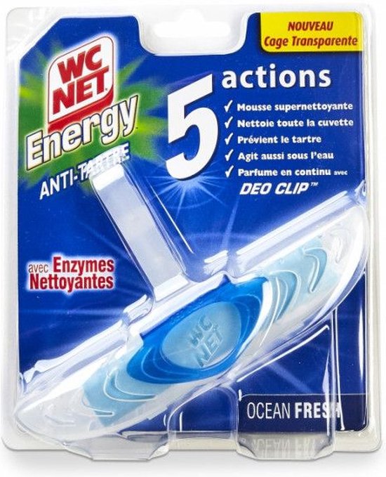 WC Net Energy Toiletblokje Ocean Fresh 38g | bol