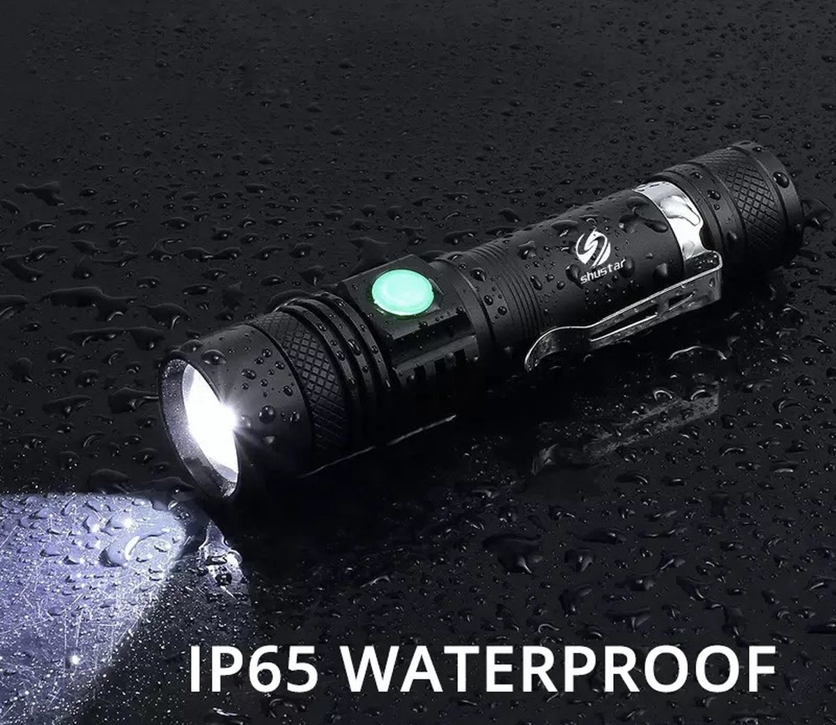 Zaklamp - Zaklantaarn - Oplaadbaar - LED - Buiten - Binnen - Shustar ...