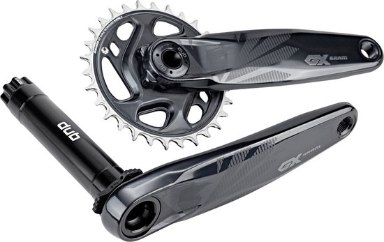 SRAM GX Eagle Fat Bike 4" DUB Crankset 12-speed 30T DM, grijs | bol.com