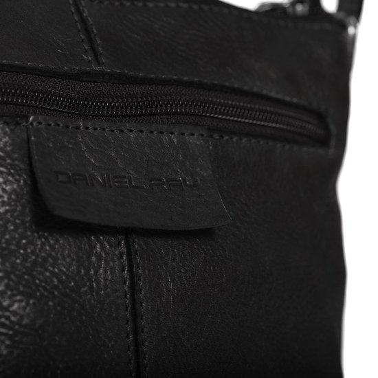 Daniel Ray Leather Crossbody Schoudertas Antiochië Zwart | bol