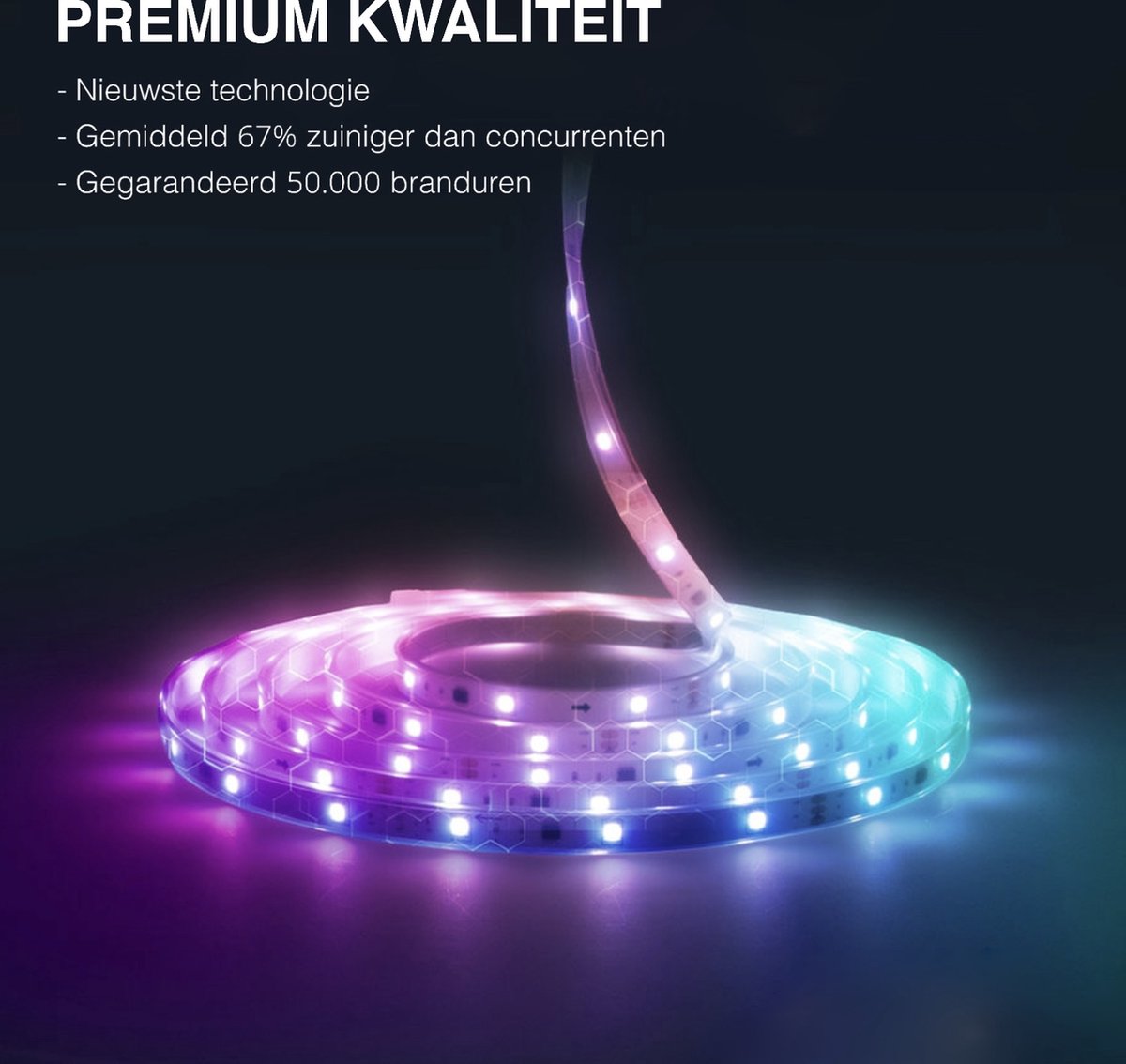 Unilight - Led strip 20 meter - Bluetooth led strip - led strip met ...