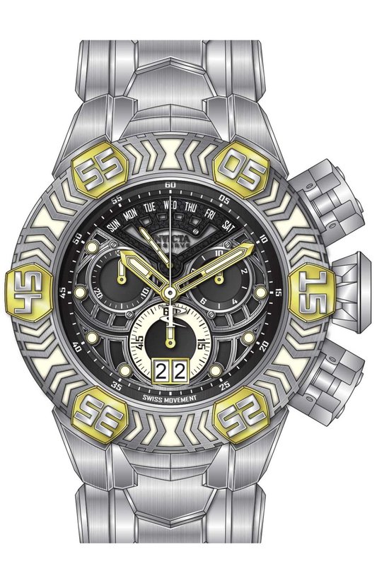 Invicta Reserve 39009 Quartz Herenhorloge - 54mm | bol.com