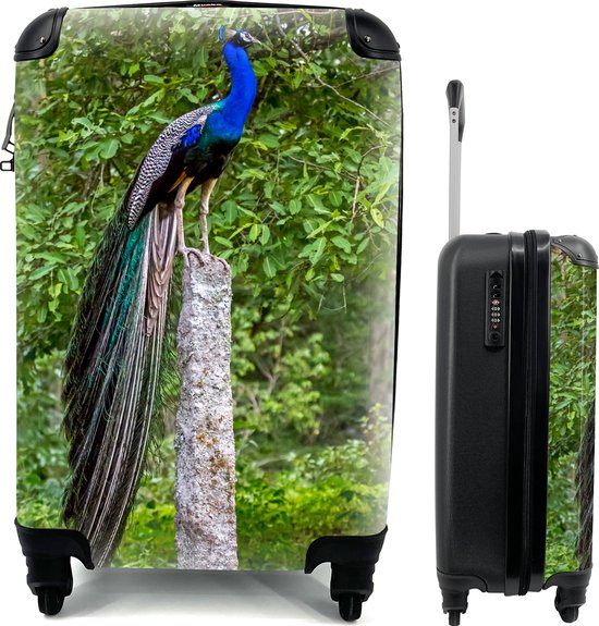 MuchoWow® Koffer - Pauw - Bos - Tak - Past binnen 55x40x20 cm en ...