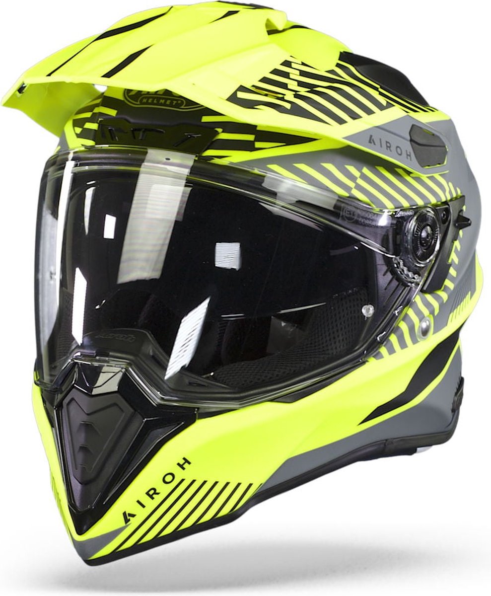 Airoh Commander Boost Mat Geel Adventure Helm M | bol.com