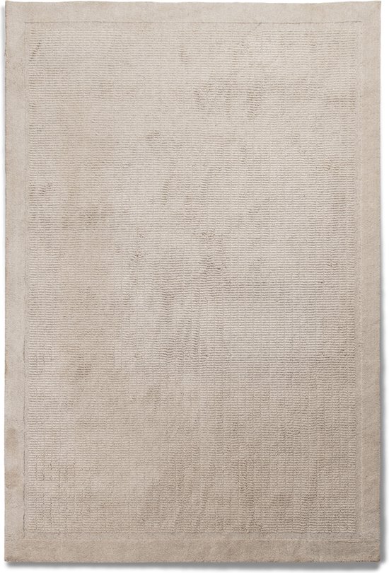 Riviera Maison Vloerkleed Laagpolig - James Rug - 390x280 cm - Crème | bol