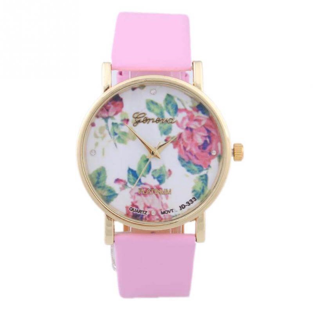 Pink Flower Watch | bol.com