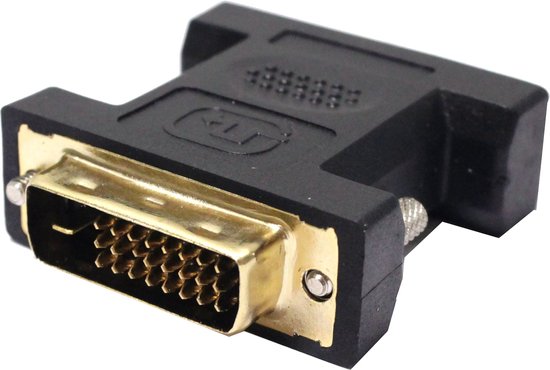 BeMatik - DVI-D mannelijke naar DVI-I vrouwelijke dual link-adapter | bol