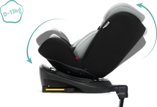 Autostoel 360° draaibaar - Groep 0+1+2+3 - EU Gecertificeerd - Isofix ...