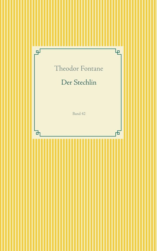Taschenbuch-Literatur-Klassiker 42 - Der Stechlin (ebook), Theodor ...