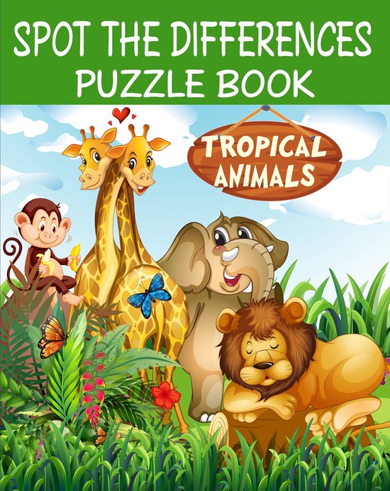 Spot the Differences Book for Kids - Spot The Differences_ Puzzle Book ...