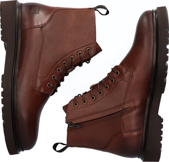 Blackstone BRODY - YG34 BROWN - ZIPPER BOOTS - FUR - Man - Brown - Maat ...