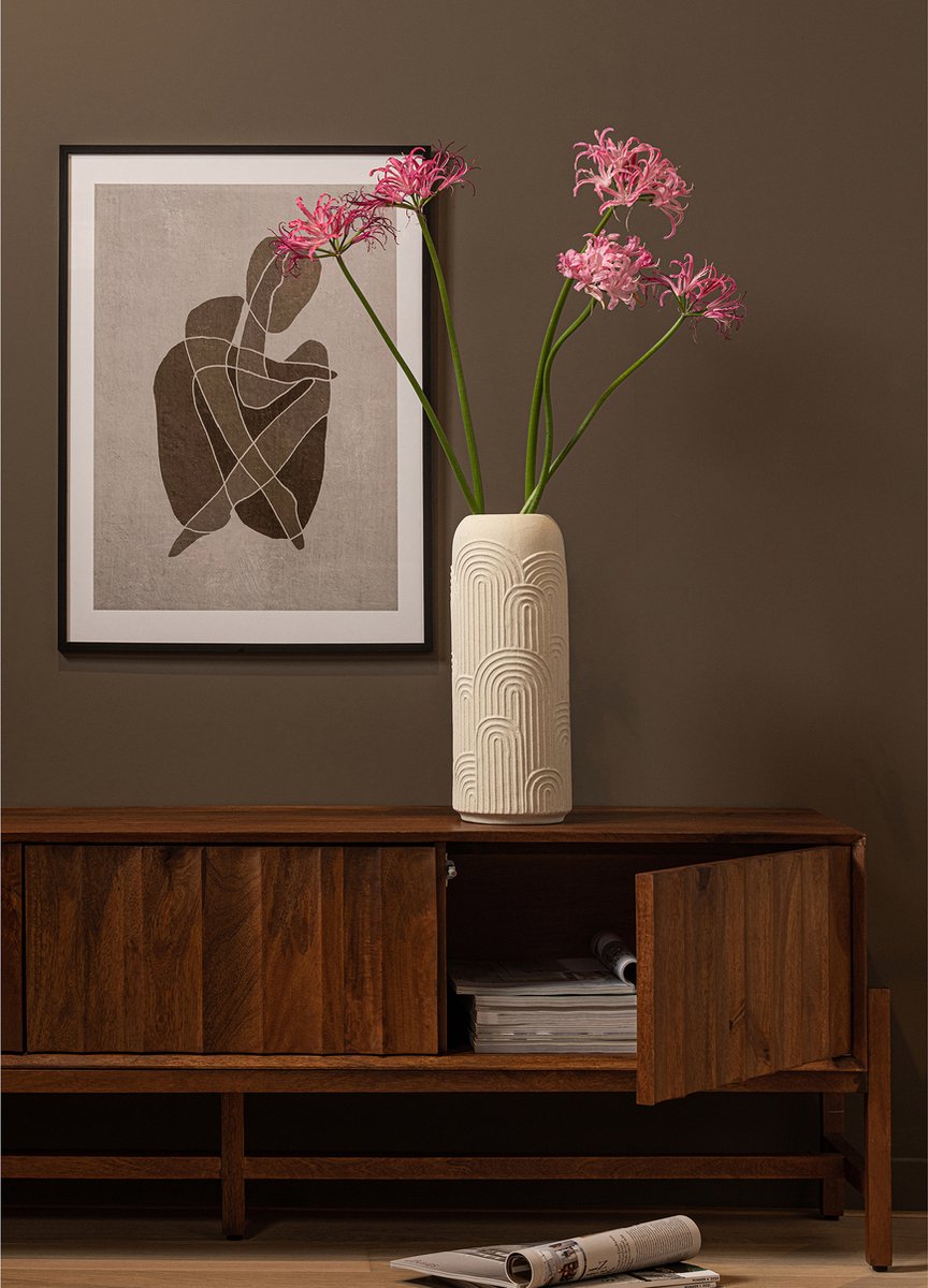 Basiclabel Plint TV meubel met Streep - Hout - Naturel - 55x160x40 ...