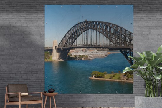 Tuinposter 200x200 cm - Tuindecoratie Sydney Harbour Bridge in ...