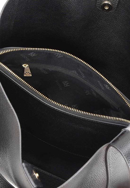 Leren damestas met een unieke vorm | bol.com